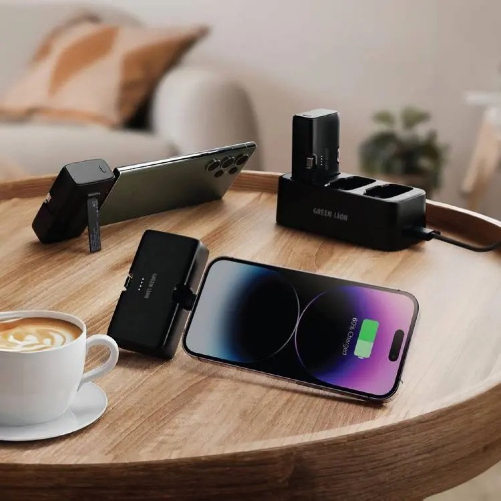 إشتري عن طريق الإنترنت محطة باور بانك جرين ليون 3 في 1 - أسود داخل قطر- Tccq.com